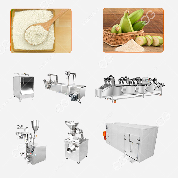 500KG/H Banana Powder Making Production Line